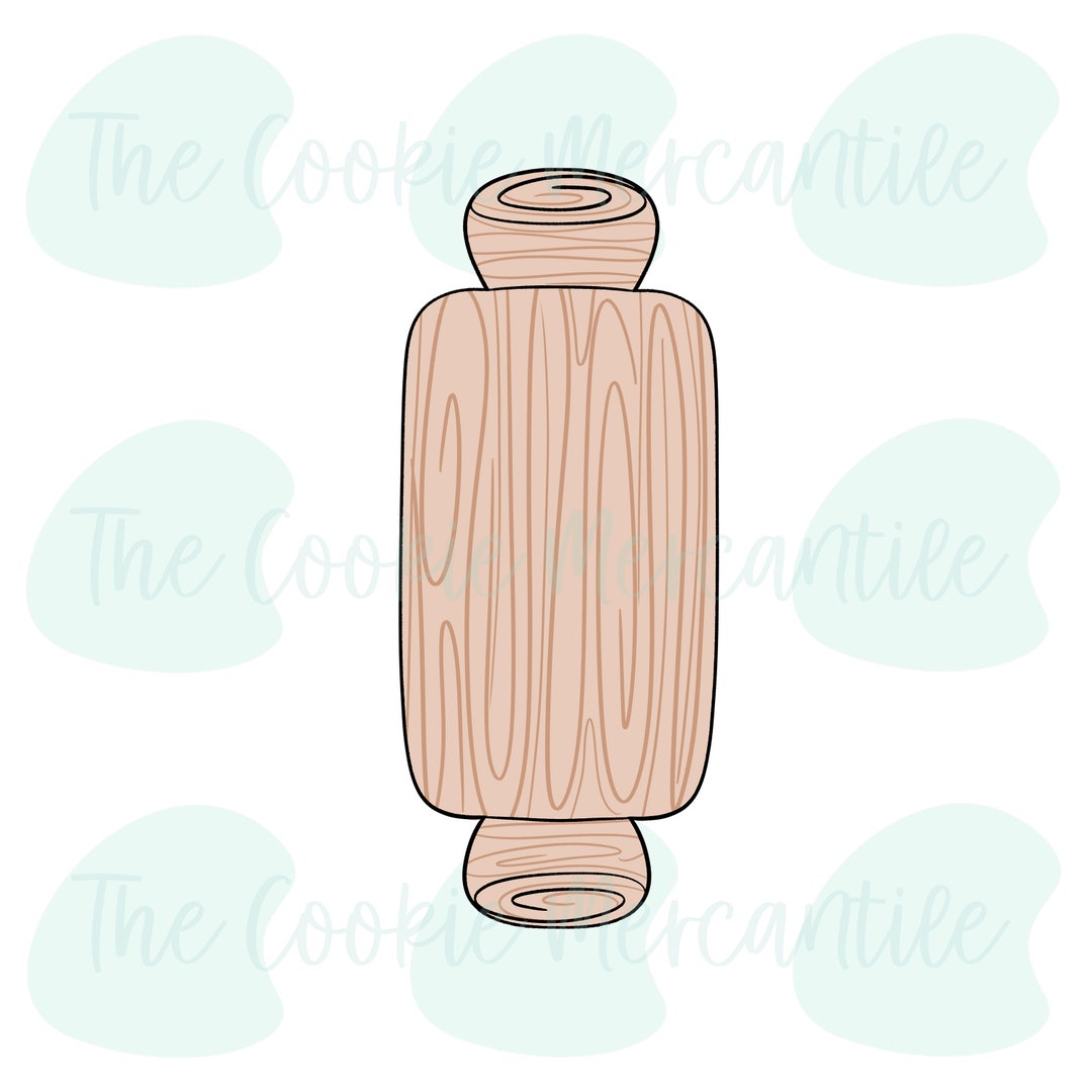 Rolling Pin Stick [mrs.claus Baking Set] - Cookie Cutter - Etsy