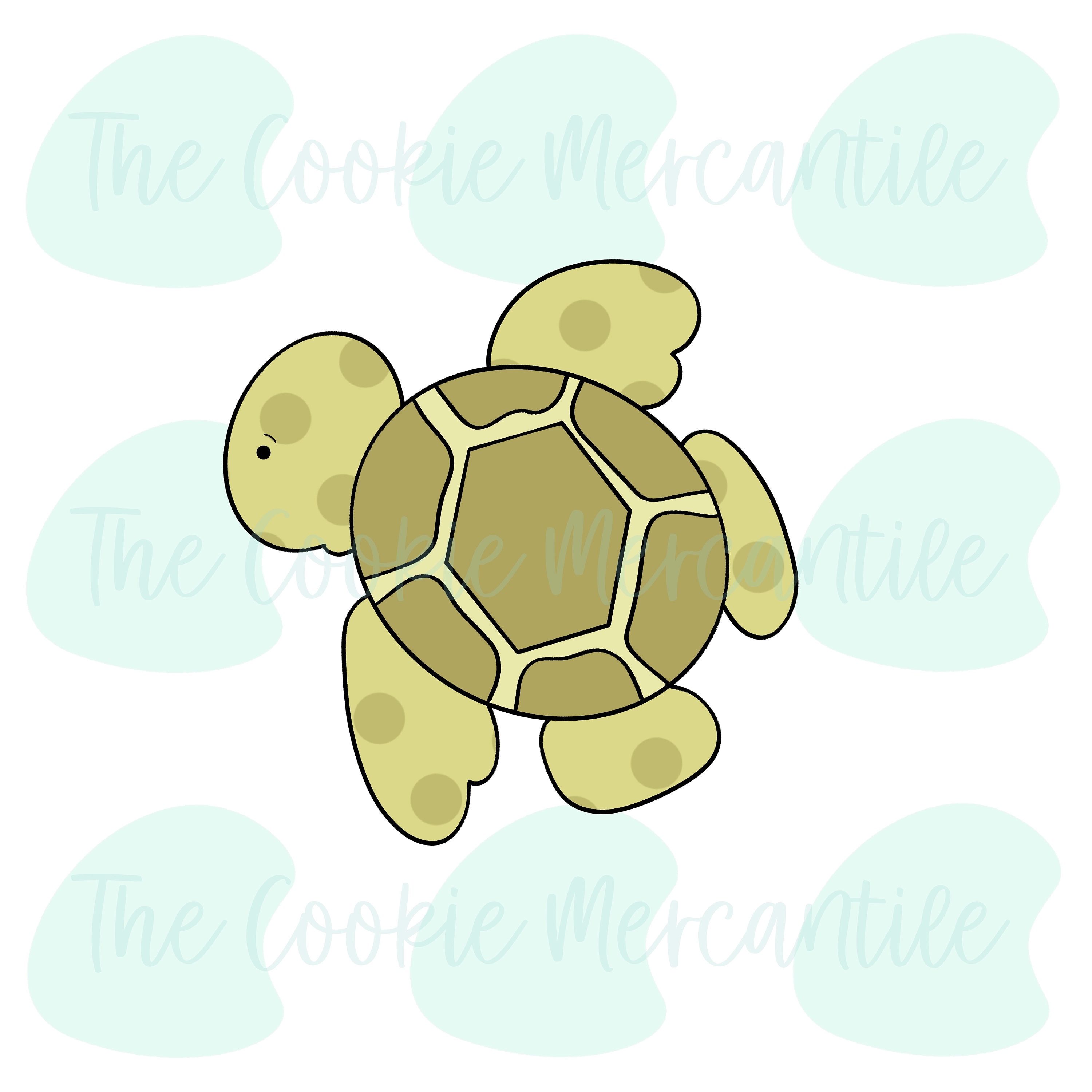 Sea Turtle snorkeling Fun Cookie Cutter - Etsy
