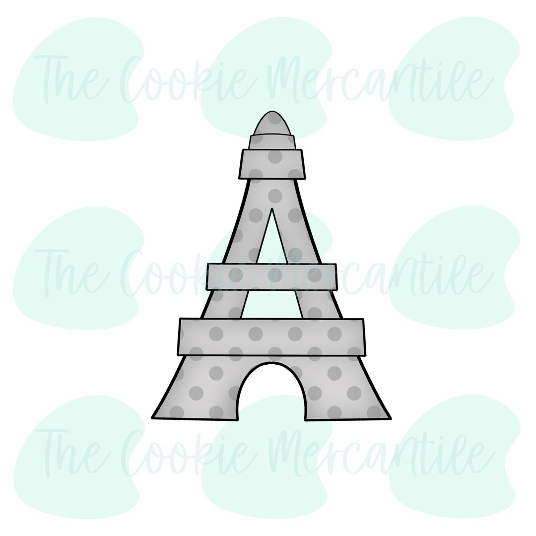 Eiffel Tower Stick [paris Stick Set] - Cookie Cutter - Etsy