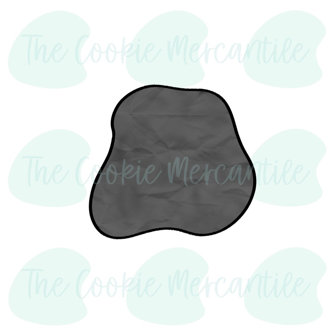 Coal Button [snowman Pieces] - Cookie Cutter - Etsy