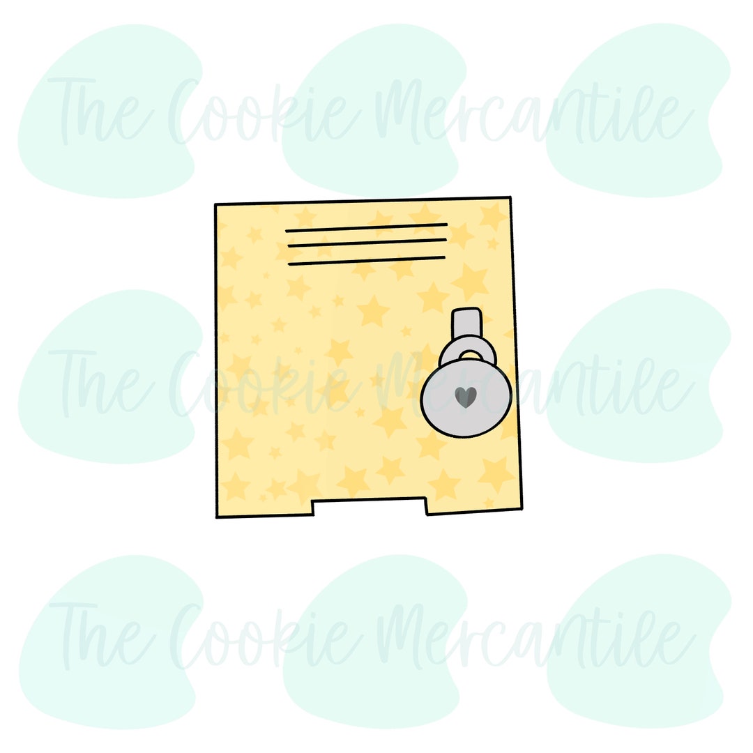 Locker (16 Piece School) - Cookie Cutter - Etsy