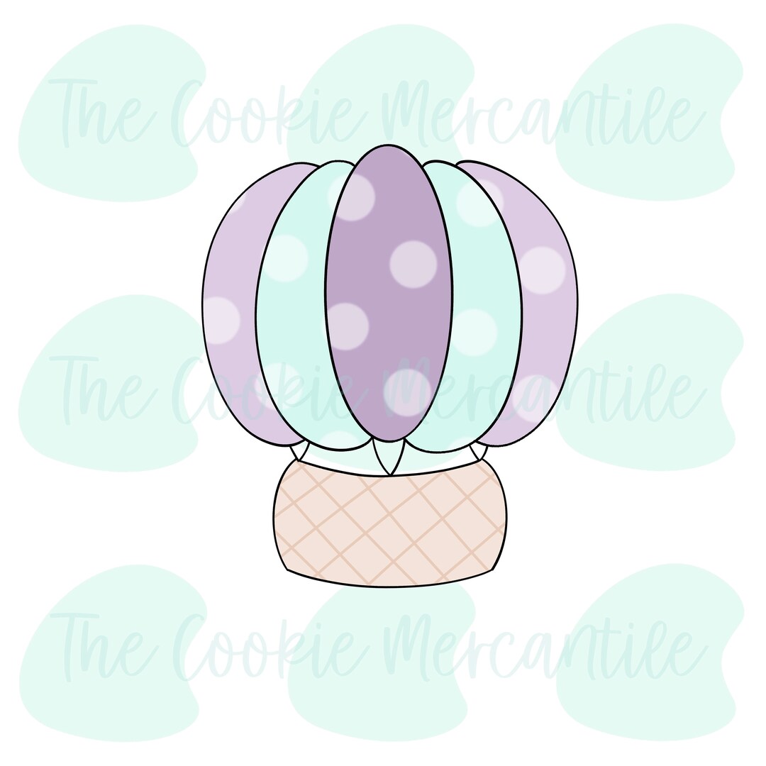 Chubby Hot Air Balloon [surprise Box 2019] - Cookie Cutter - Etsy