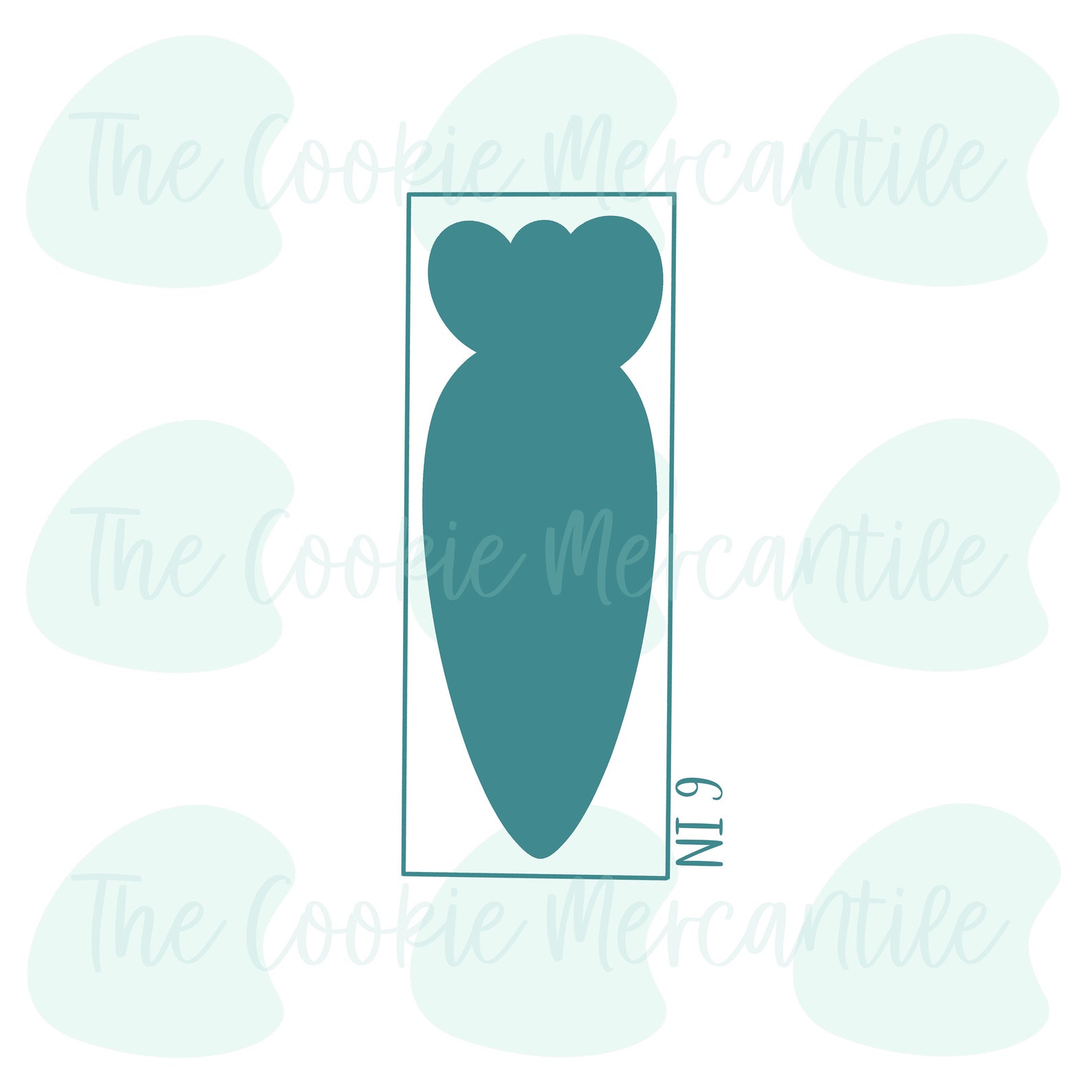 Skinny Carrot Plaque Stick Cookie Cutter - Etsy