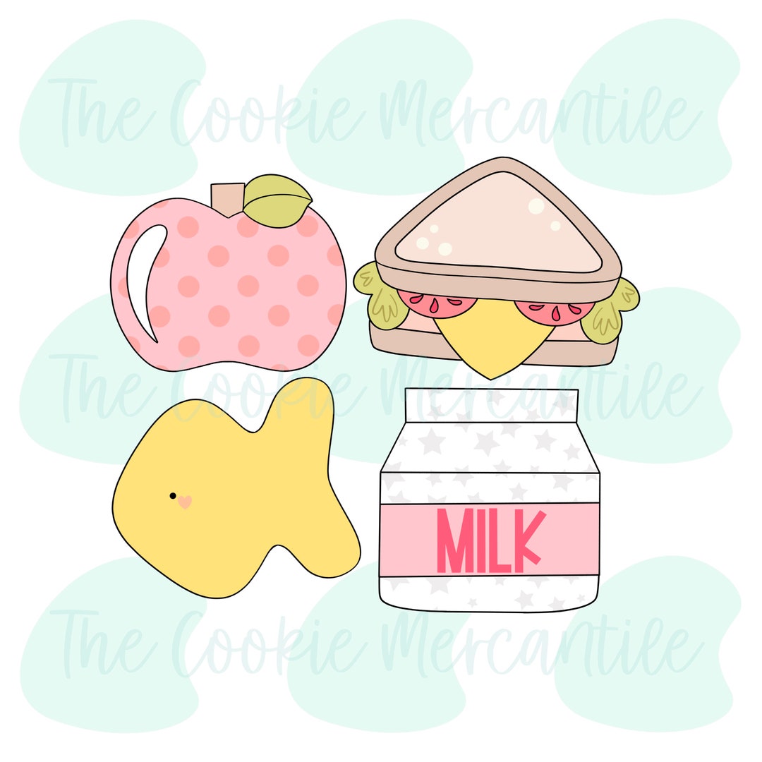 School Lunch Set [surprise Box 2020] - Cookie Cutters - Etsy