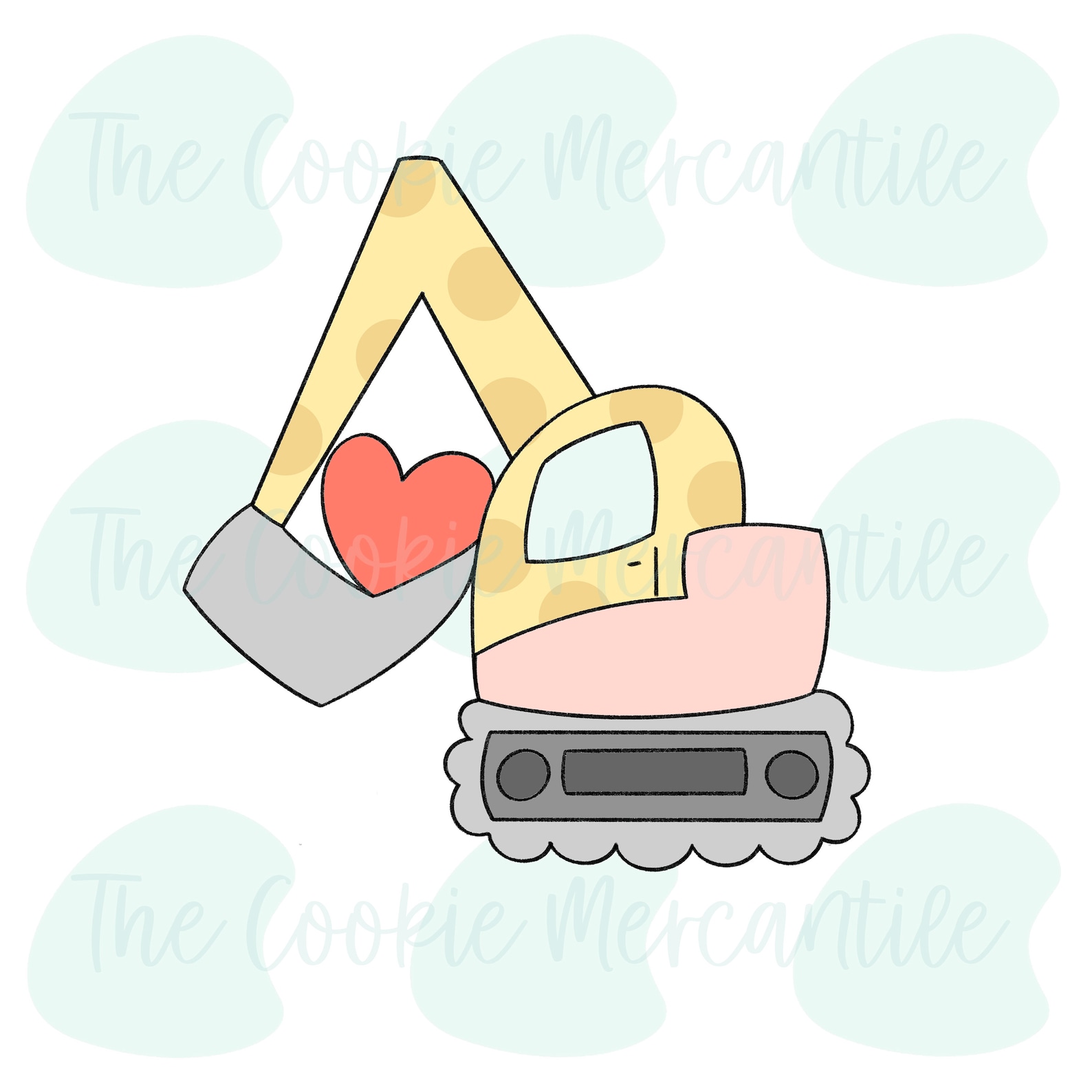 Backhoe - Cookie Cutter - Etsy