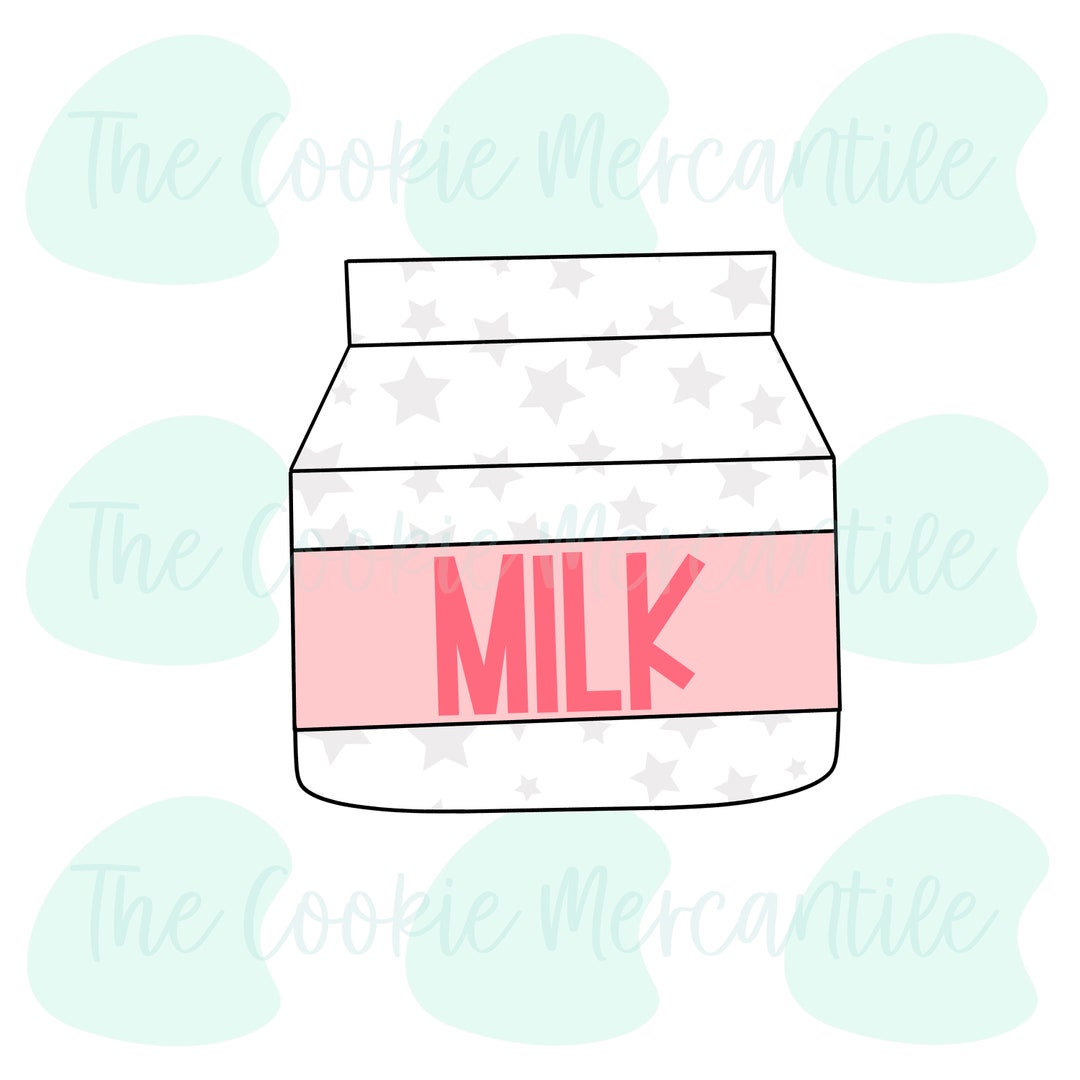 Milk Carton - School Lunch [surprise Box 2020] - Cookie Cutter - Etsy