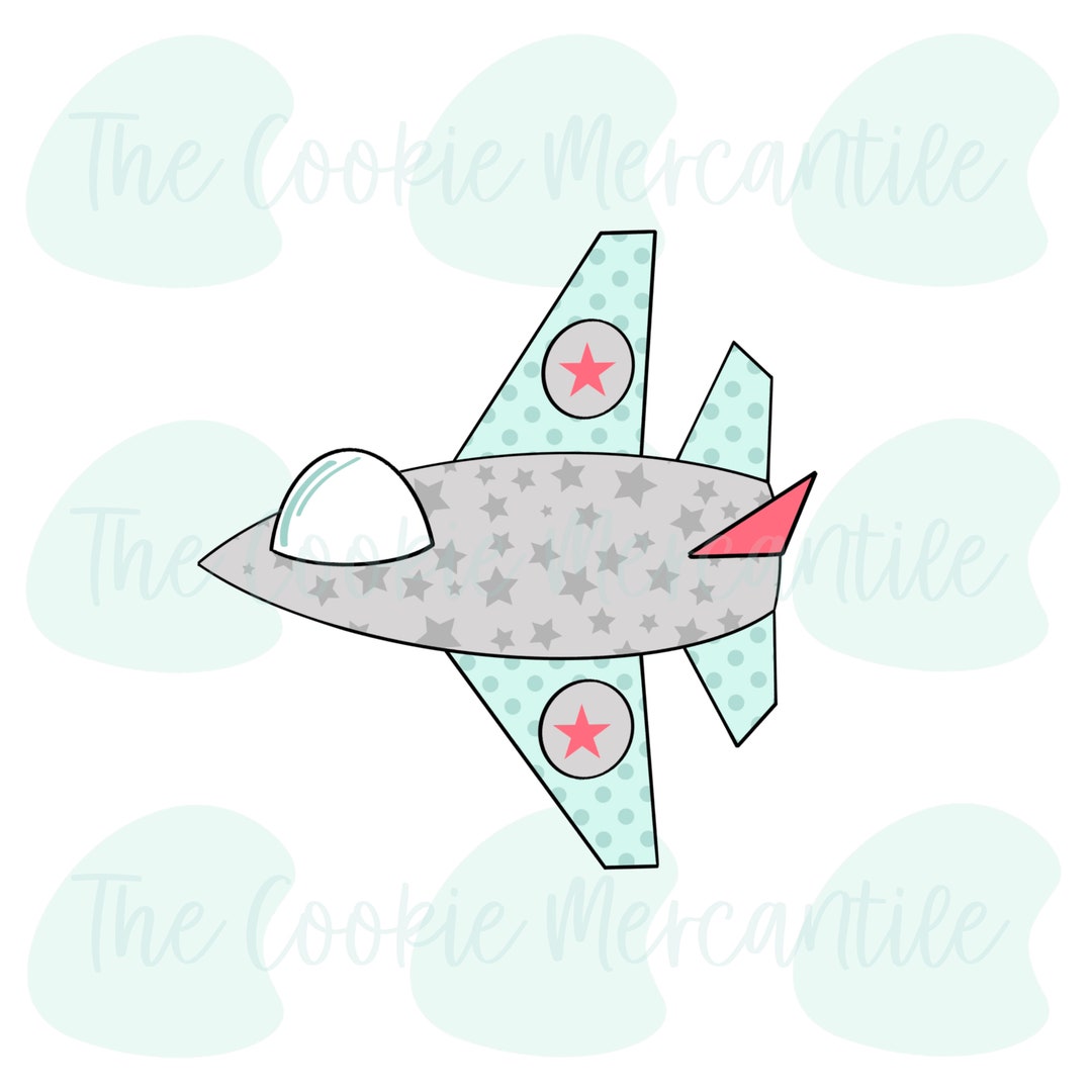 Fighter Jet - Cookie Cutter - Etsy