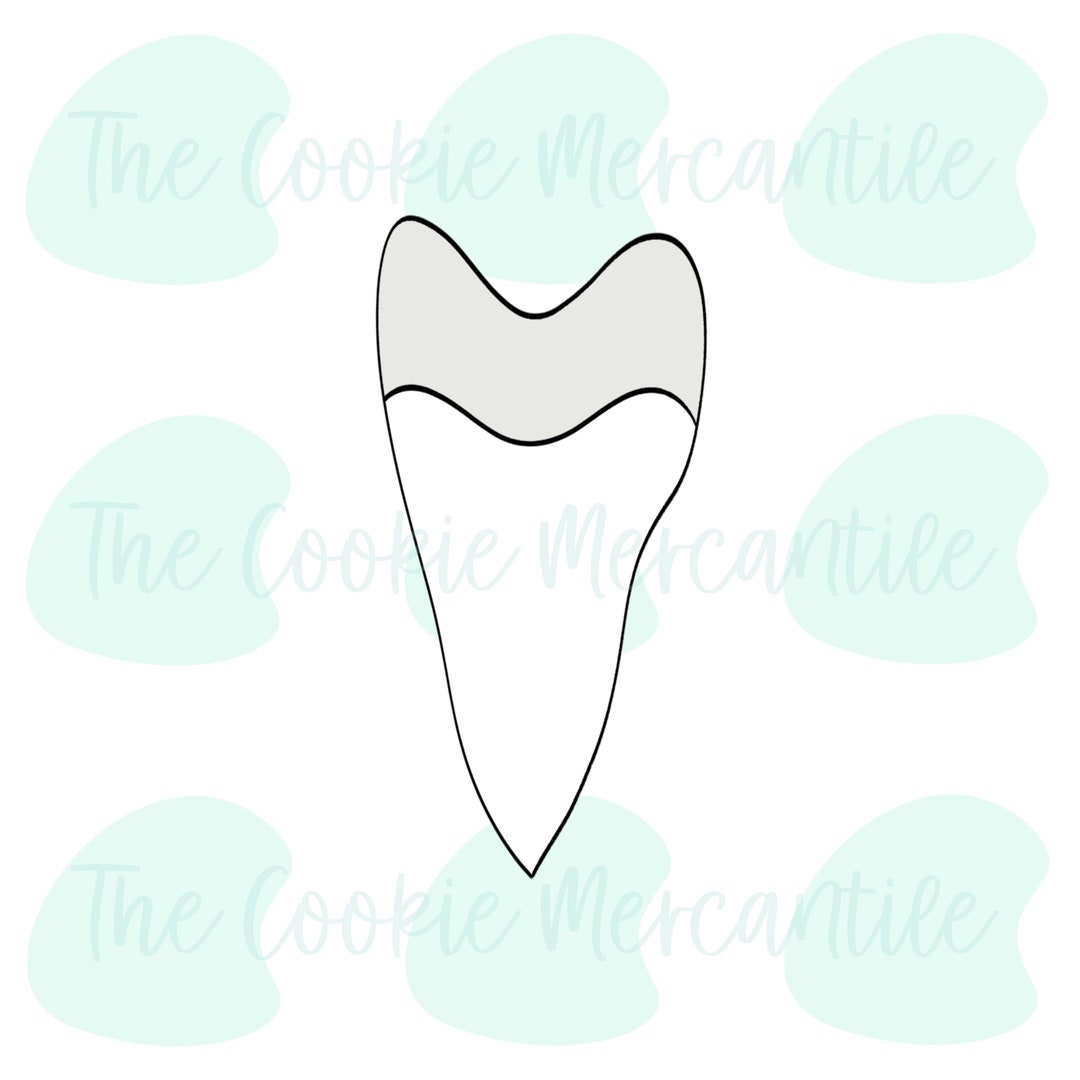 Shark Tooth Stick (shark Week Sticks) - Cookie Cutter - Etsy