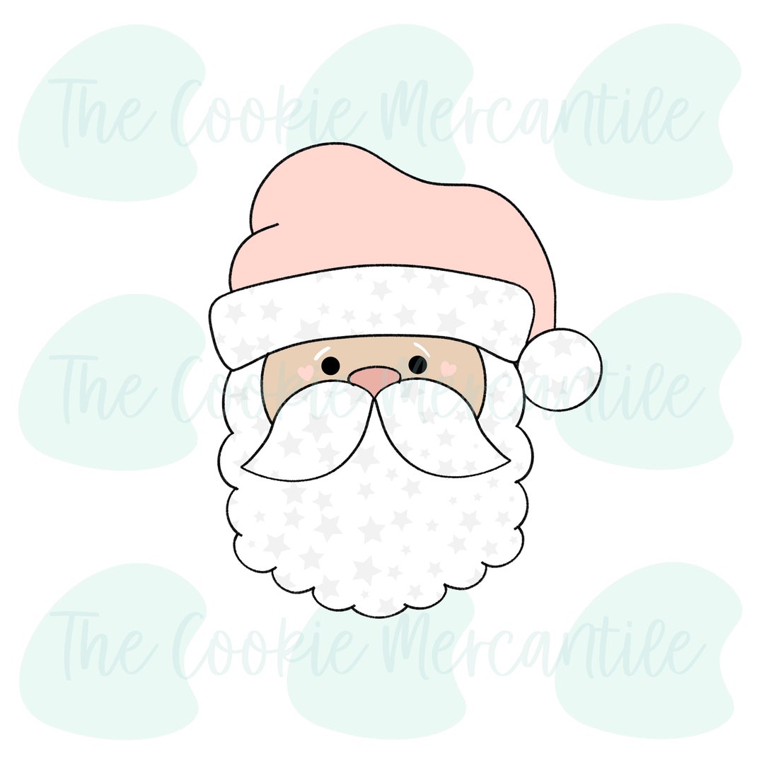 Santa Beard Plaque 2020 - Cookie Cutter - Etsy