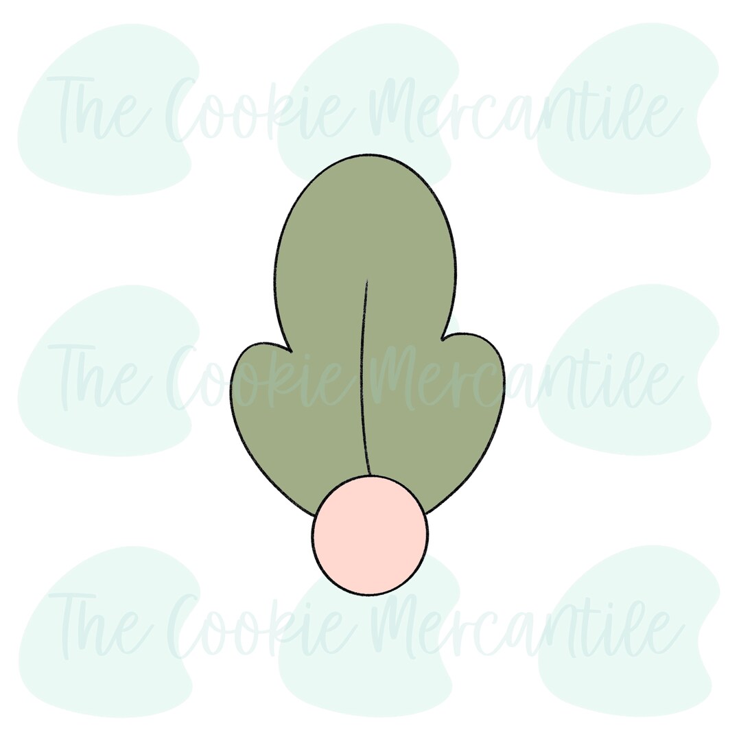 Single Berry Holly Stick - Cookie Cutter - Etsy