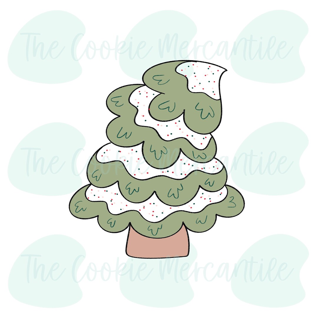 Wonky Winter Tree - Cookie Cutter - Etsy