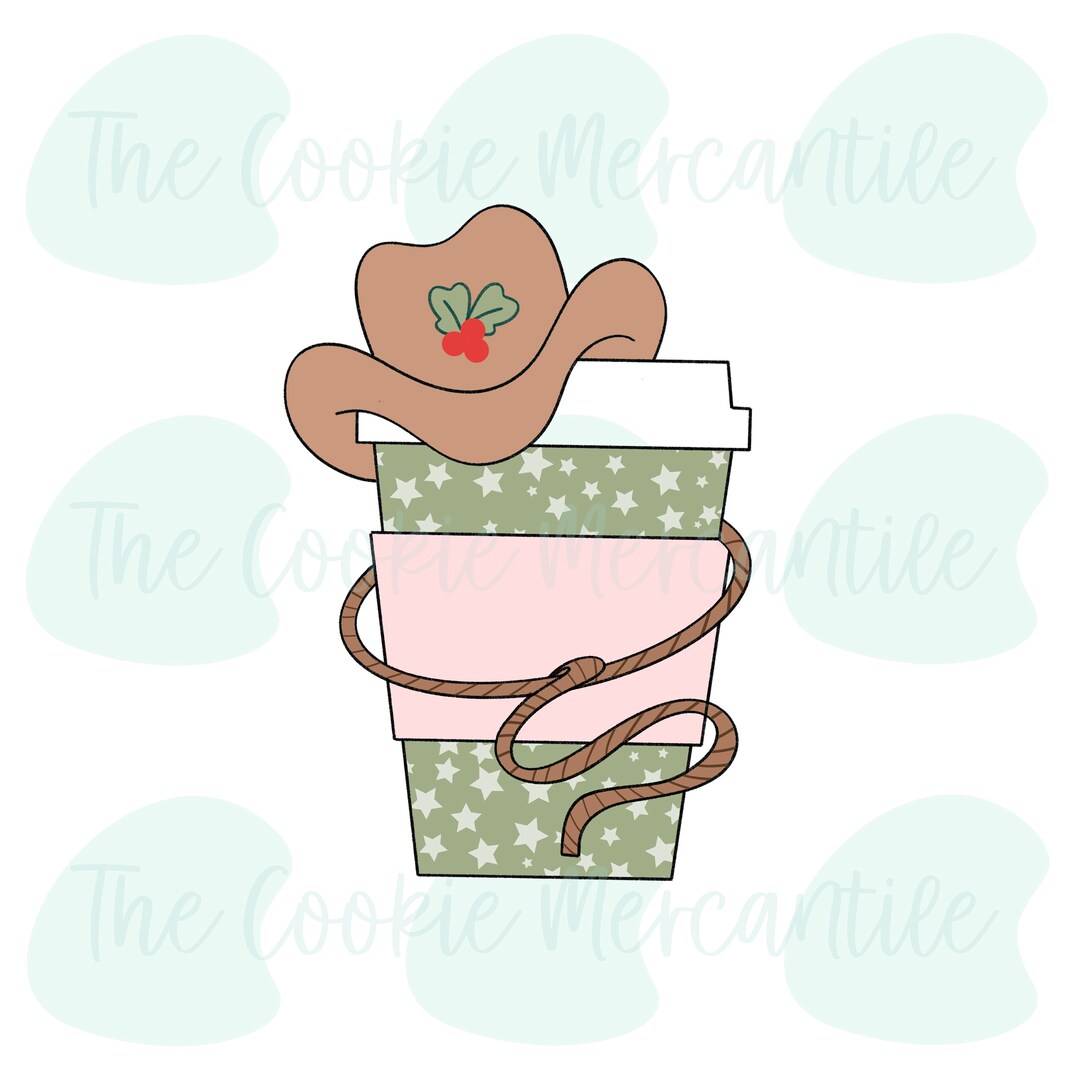 Western Latte (2022) - Cookie Cutter - Etsy