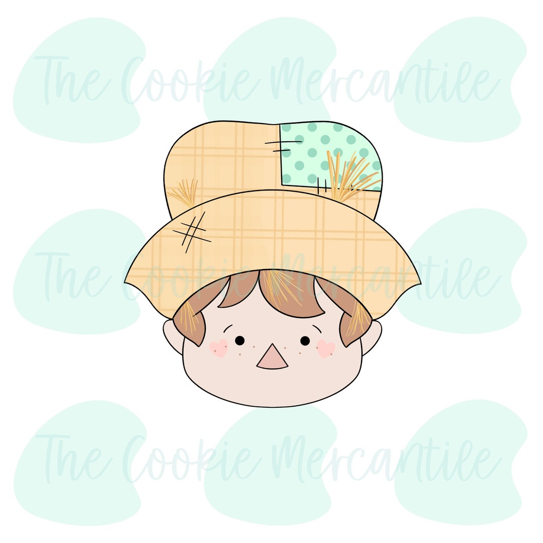Scarecrow Boy Face (2022) - Cookie Cutter - Etsy