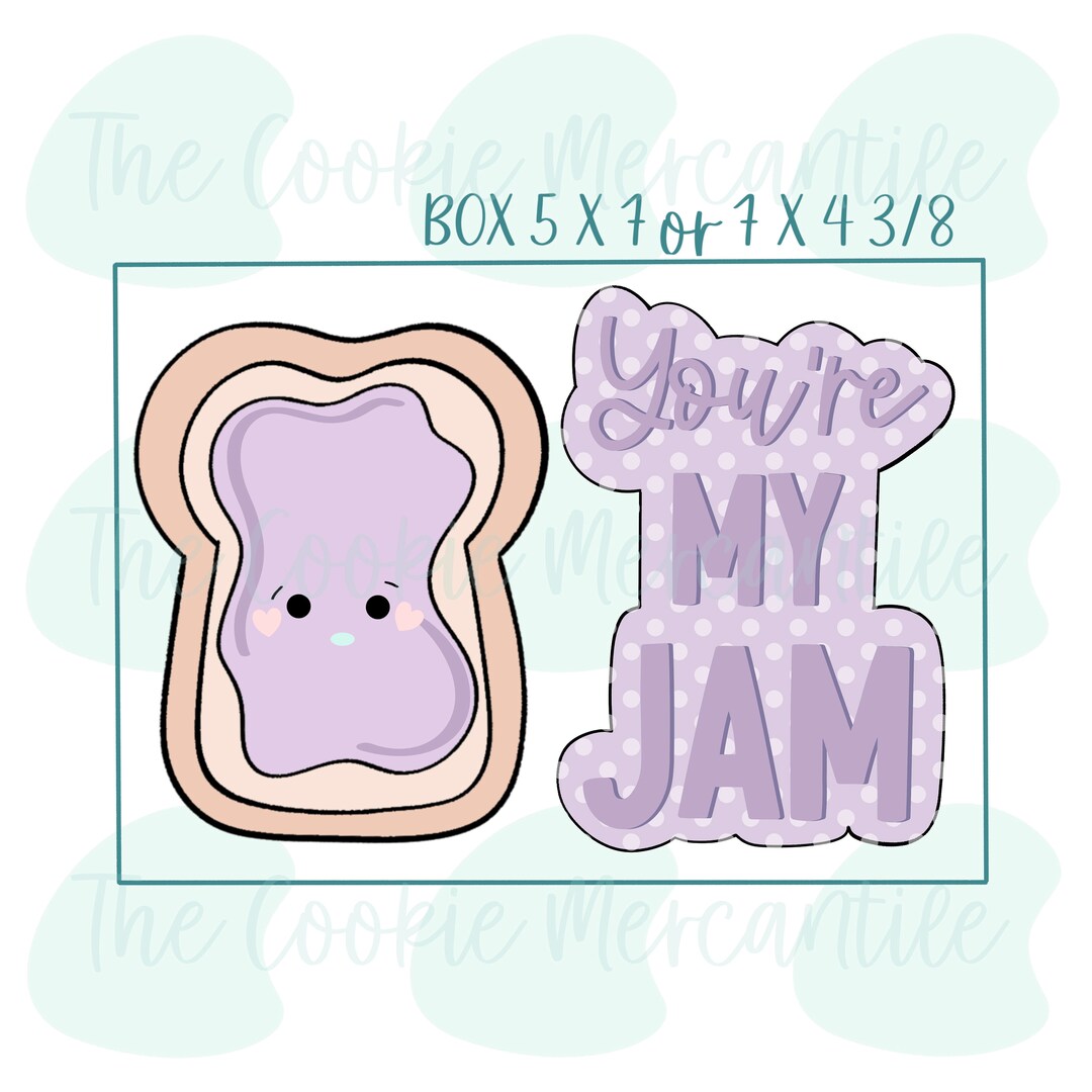 Toast 2 Piece Set - Cookie Cutter - Etsy