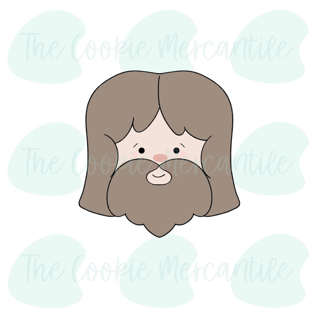 Jesus Face (he is Risen Set) - Cookie Cutter - Etsy