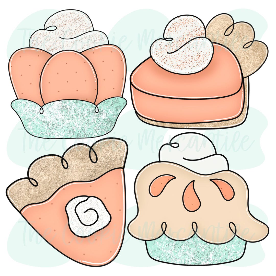 Pumpkin Pie Set - Cookie Cutters - Etsy