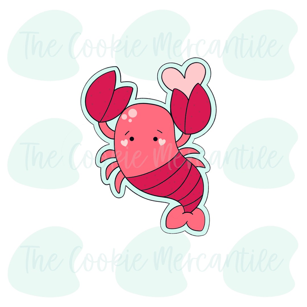 Heart Lobster - Cookie Cutter - Etsy