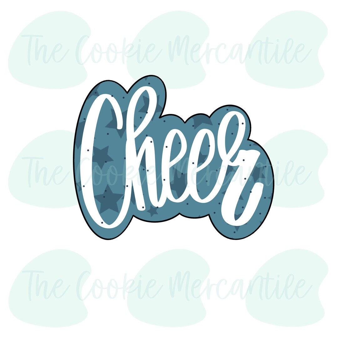 Cheer Word Plaque [cheer Set] - Cookie Cutter - Etsy