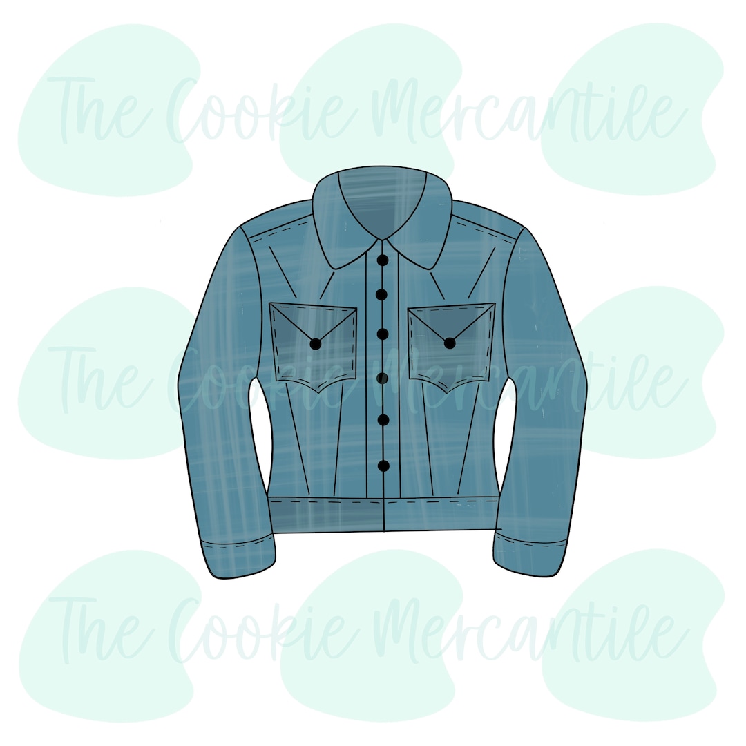 Jean Jacket - Cookie Cutter - Etsy