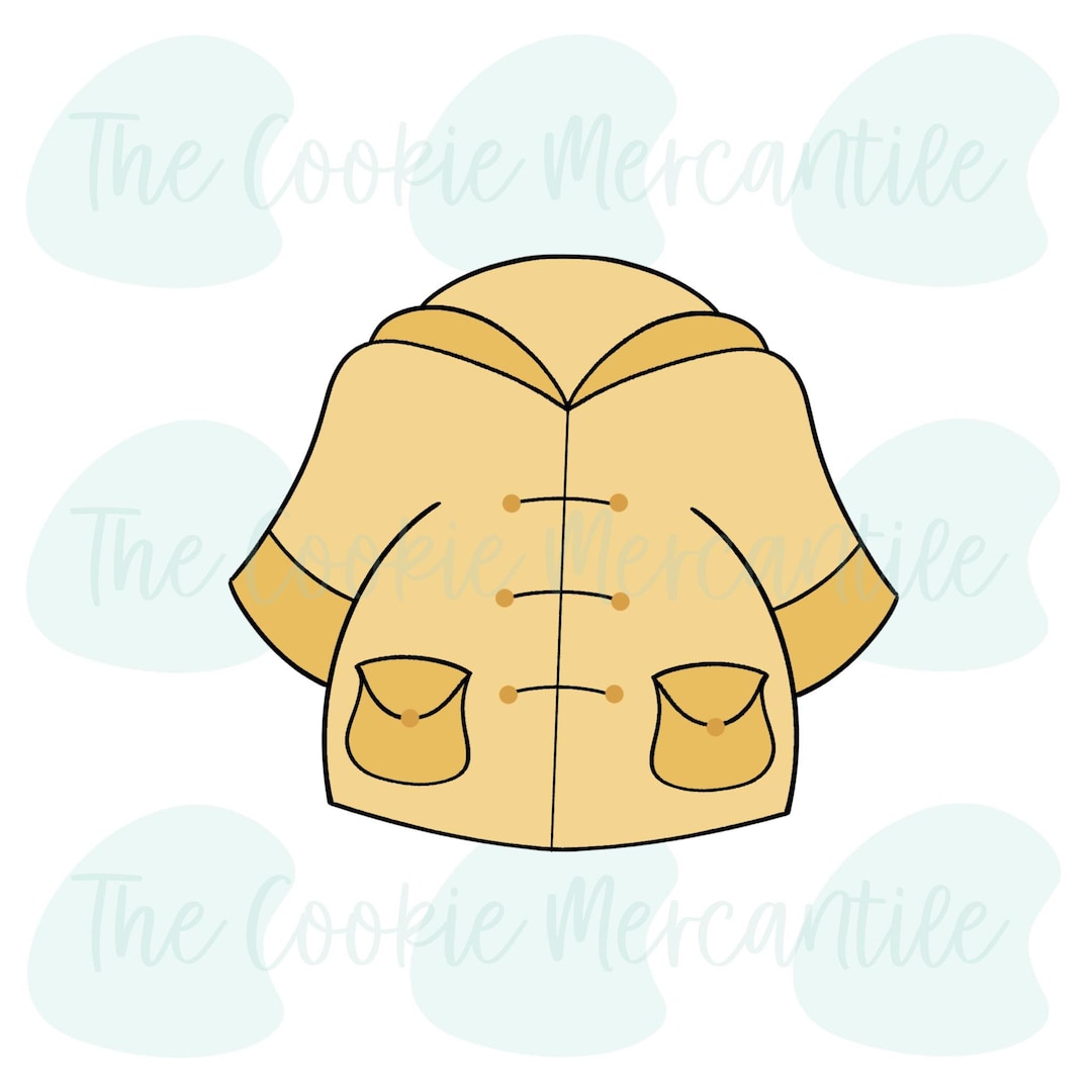 Rain Jacket (fall Rainy Days Set) - Cookie Cutter - Etsy