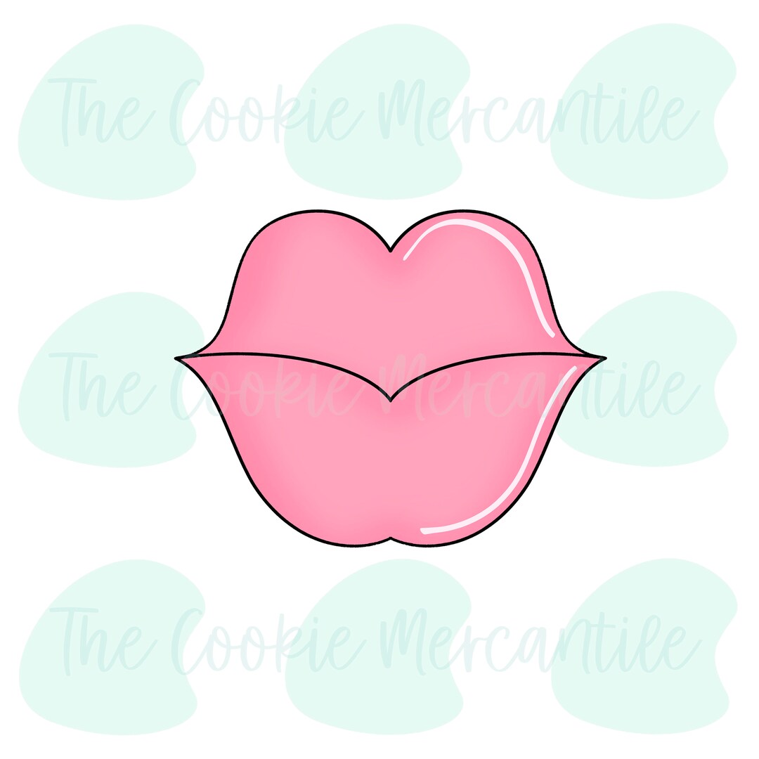 Pink Lips - Cookie Cutter - Etsy