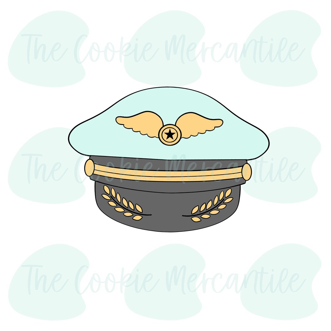 Pilot Hat 2023 - Cookie Cutter - Etsy