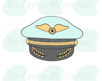 Pilot Hat 266-A874 Cookie Cutter Set - Etsy