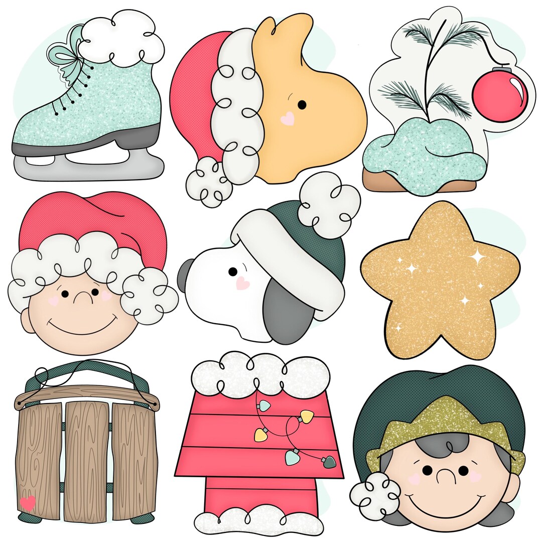 Christmas Peanuts Set- Cookie Cutters - Etsy