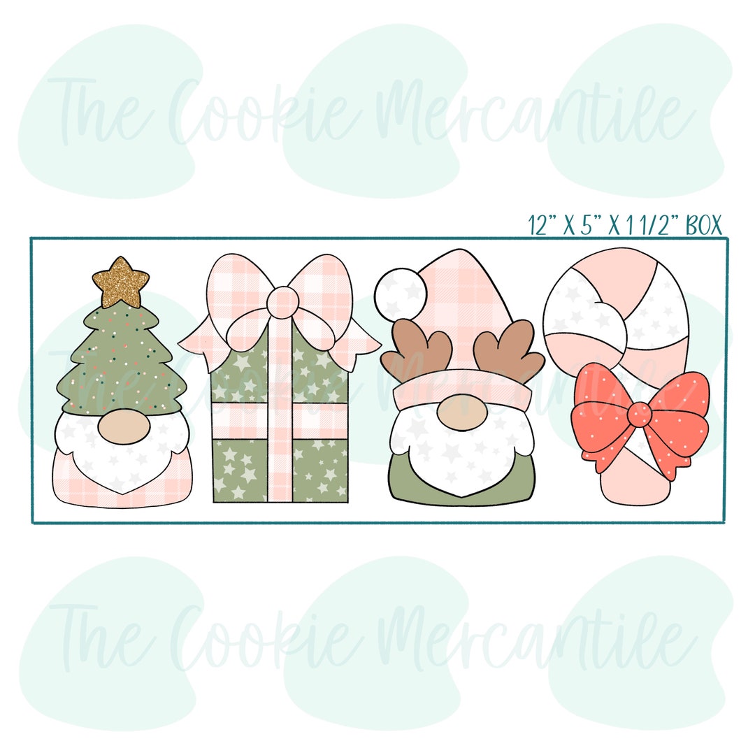 Chubby Gnome Stick Set - Cookie Cutter - Etsy