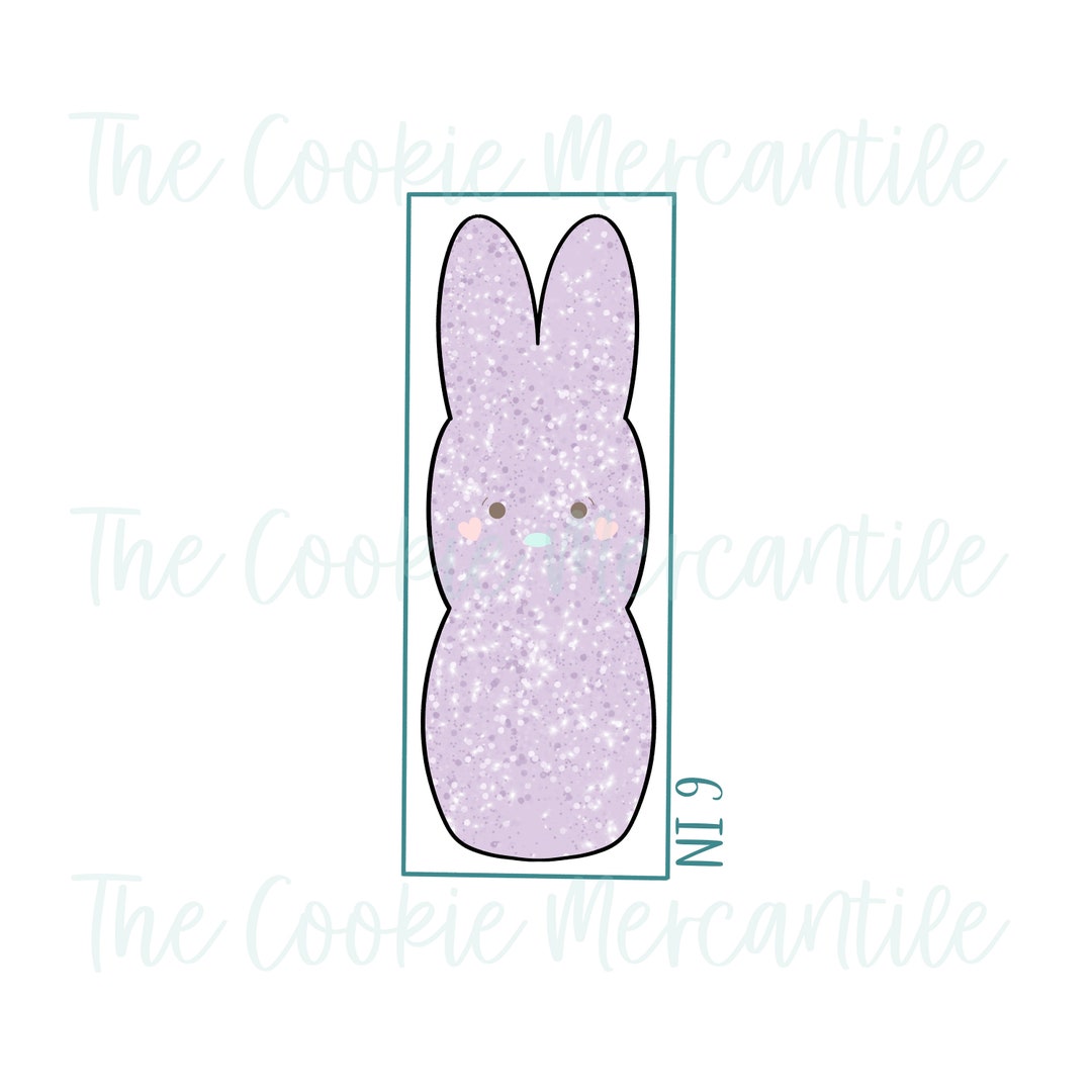 Skinny Peep Bunny Stick - Cookie Cutter - Etsy