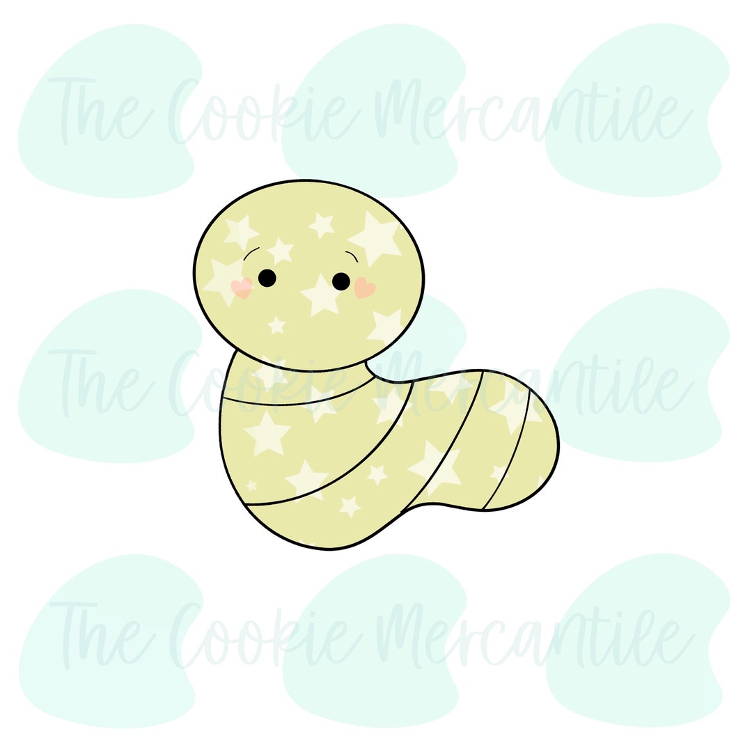 Worm (16 Piece School) - Cookie Cutter - Etsy