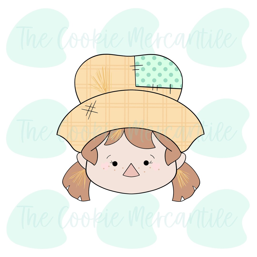 Scarecrow Girl Face (2022) - Cookie Cutter - Etsy