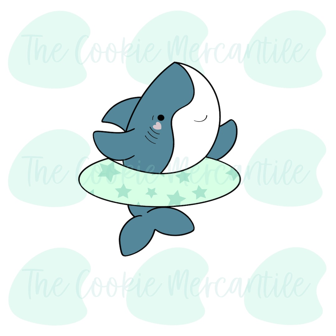 Swimming Shark 2023 - Cookie Cutter - Etsy