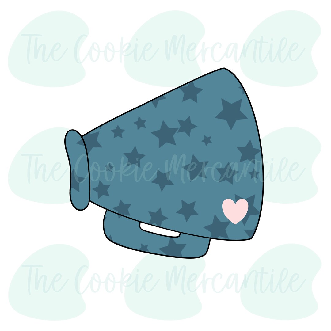 Megaphone [cheer Set] - Cookie Cutter - Etsy