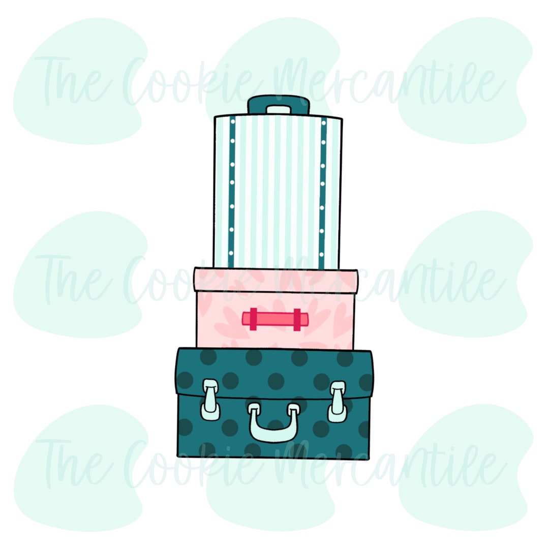 Luggage Stick [paris Stick Set] - Cookie Cutter - Etsy