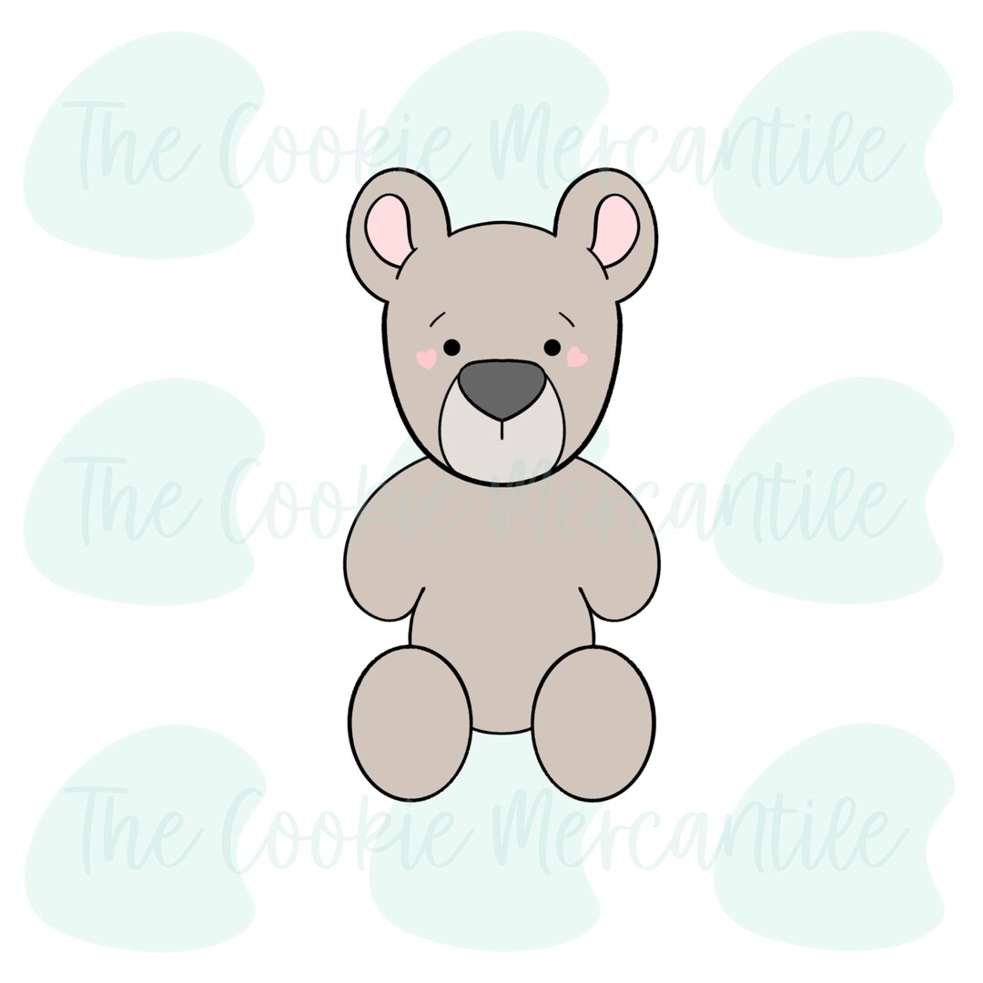 Teddy Bear Stick [classic Valentine's Day Stick Set] - Cookie Cutter - Etsy