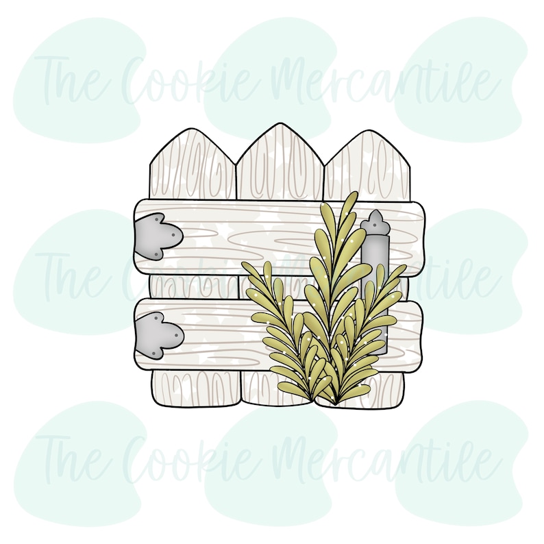 Chubby Garden Fence - Cookie Cutter - Etsy