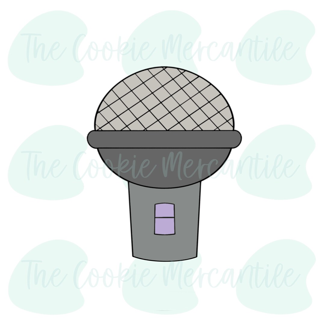 Chubby TS Microphone - Cookie Cutter - Etsy