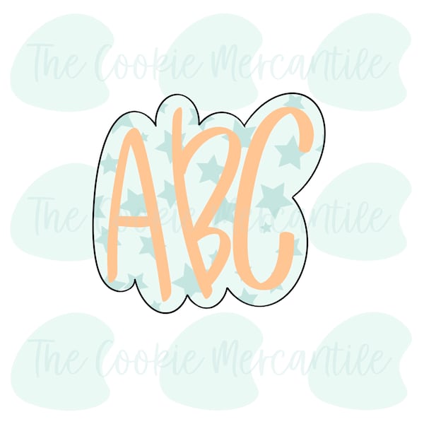 Abc Cookie Cutter - Etsy