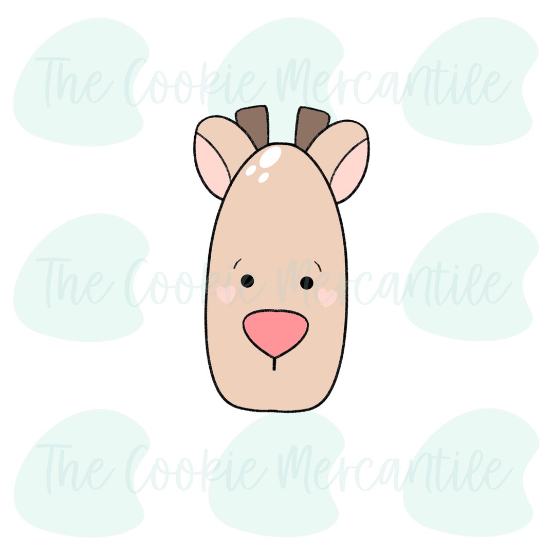 Reindeer Stick [classic Rudolph Stick Set] - Cookie Cutter - Etsy