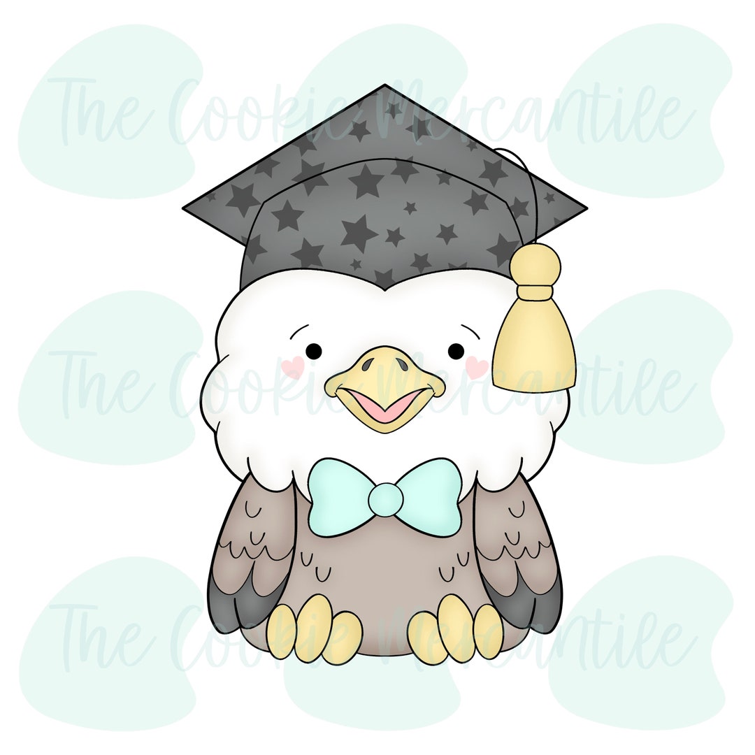 Eagle Graduate - Cookie Cutter - Etsy