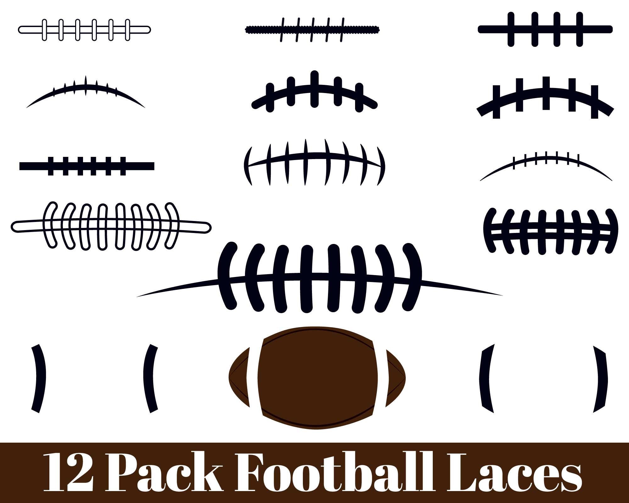 Football Laces Svg Bundle, Football Svg, Football Laces, Sports Pattern ...