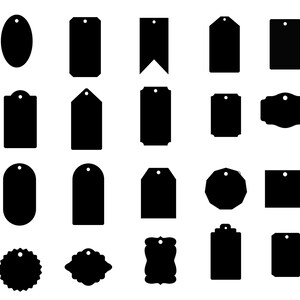 Tags Svg Bundle, Gift Label Svg, Price Tags Svg, Label Svg, Shapes Svg ...