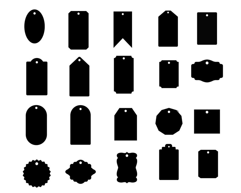 Tags Svg Bundle, Gift Label Svg, Price Tags Svg, Label Svg, Shapes Svg ...