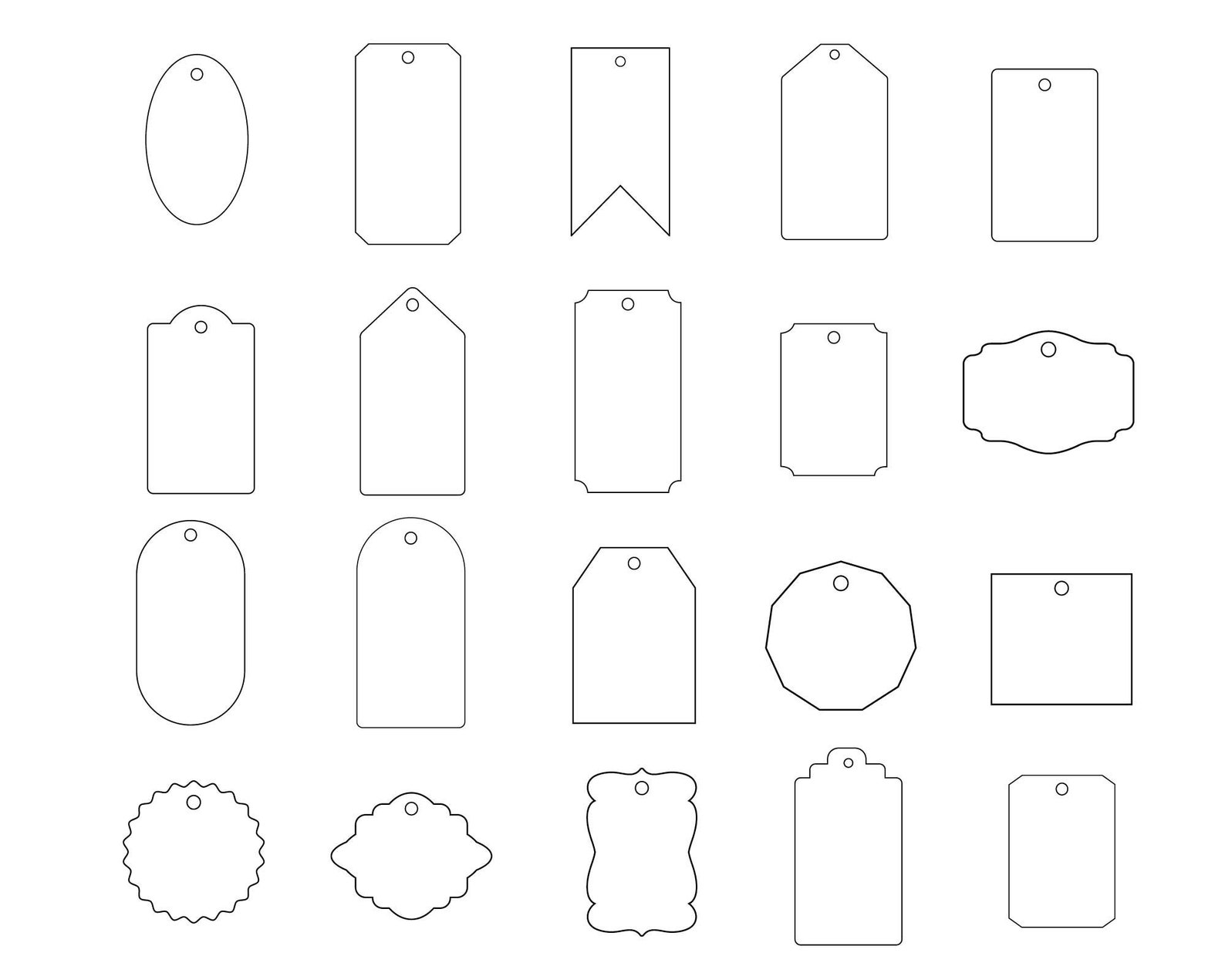 Tags Svg Bundle, Gift Label Svg, Price Tags Svg, Label Svg, Shapes Svg ...