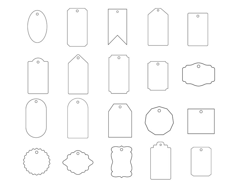 Tags Svg Bundle, Gift Label Svg, Price Tags Svg, Label Svg, Shapes Svg ...