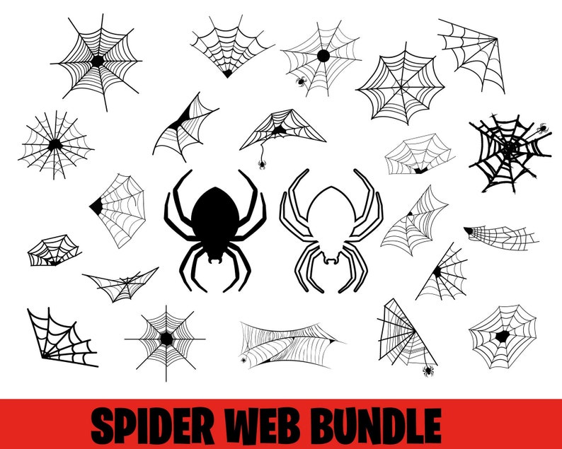 Spider Web Svg Spider Web Bundle Cobweb Svg Spider Web - Etsy