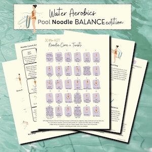 Pool Noodle Fitness for Seniors, Water Exercises for Sciatica, Water ...