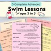 Pool Noodle Exercises for Seniors, Water Aerobics Exercise Pdfs, Water ...
