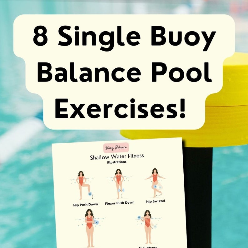 Buoy Water Workout for Seniors, Pool Buoys Water Aerobics, Full Body ...